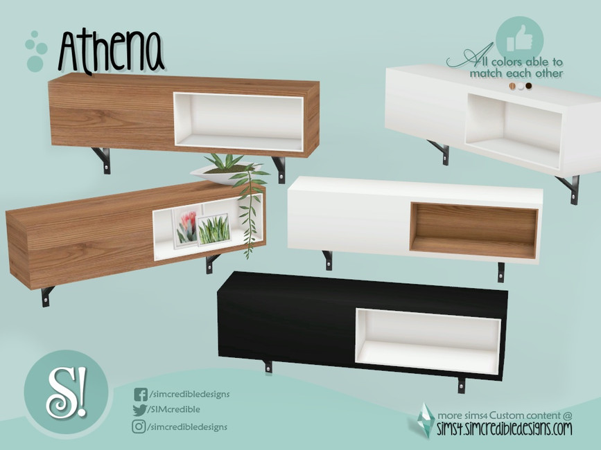 The Sims Resource - Athena shelf 2x1