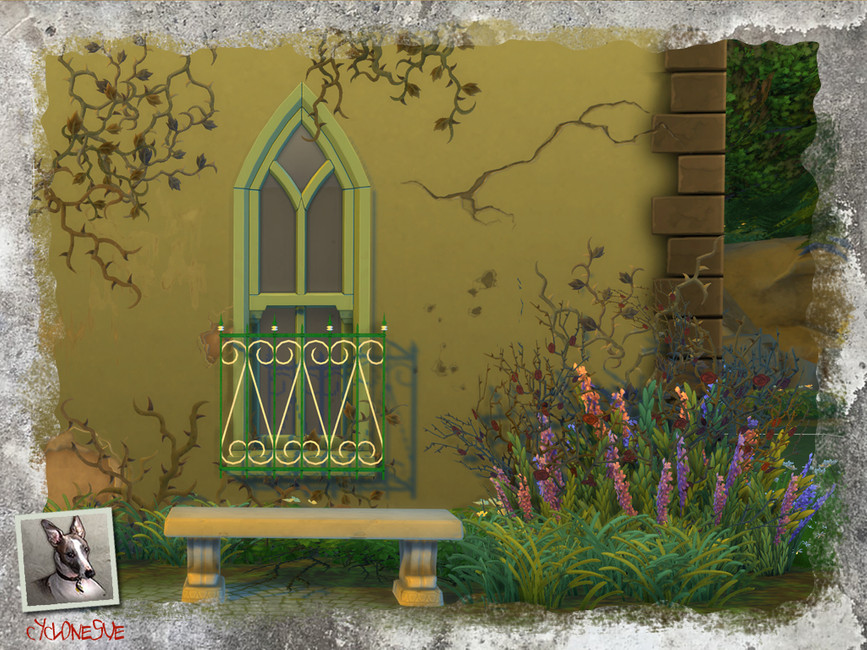 The Sims Resource - Ornate Wrought Iron Window Decor