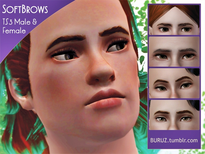 The Sims Resource | Buruz - Soft Brows