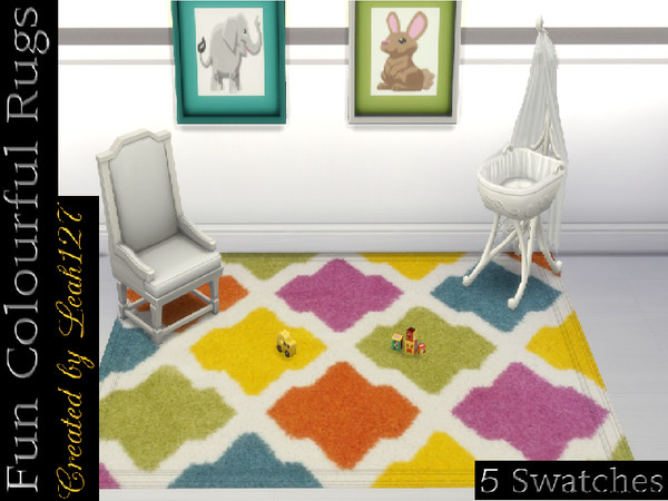 The Sims Resource | Fun, Colourful Rugs - Leah127