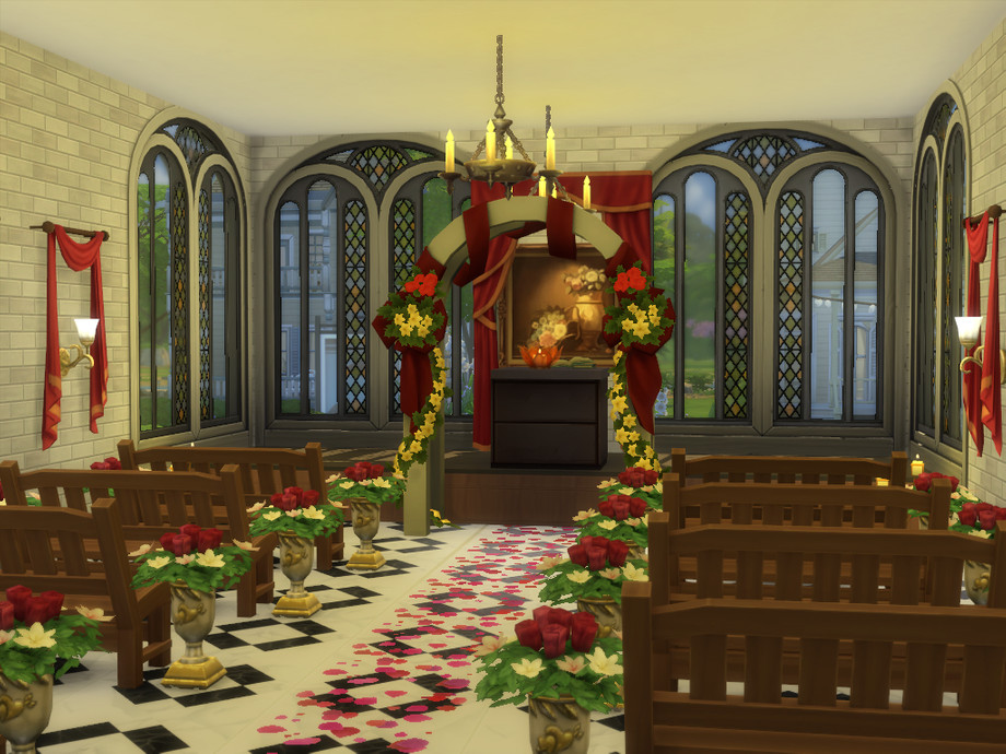 The Sims Resource | Classic Wedding Church
