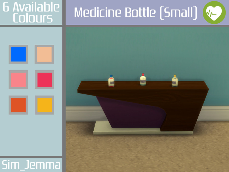 The Sims Resource | Medicine Bottle (Small)