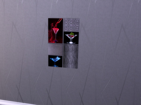 The Sims Resource | New York Glamour Cocktail Art by BBZ