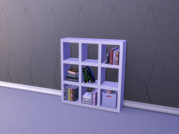 The Sims Resource - New York Glamour Bookcase by BBZ