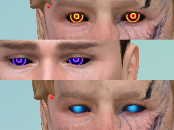 The Sims Resource | DBH Damaged Android Eyes