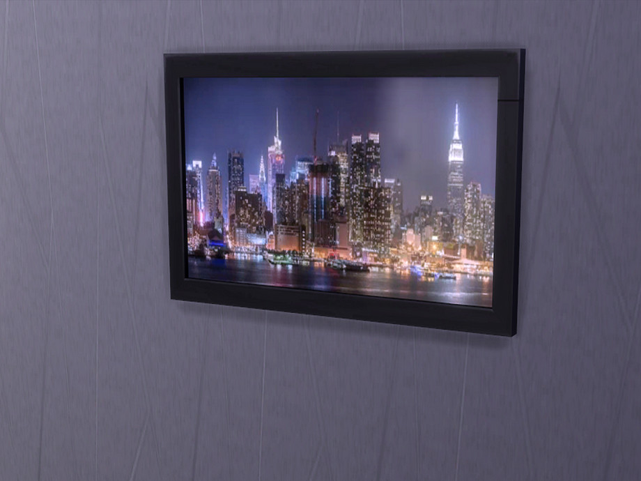 The Sims Resource - New York Glamour Skyline Art by BBZ