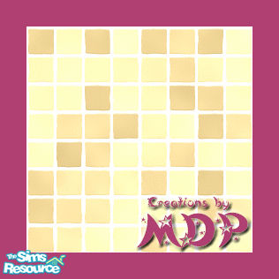 The Sims Resource - MDP Golden Floor Tiles v2