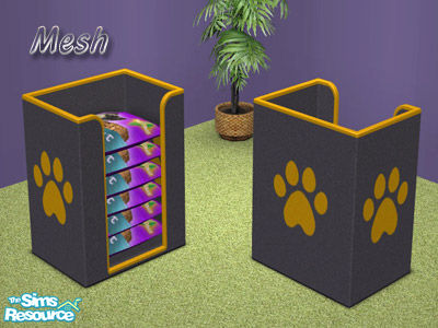 The Sims Resource - Pet Food Display Case - New Mesh