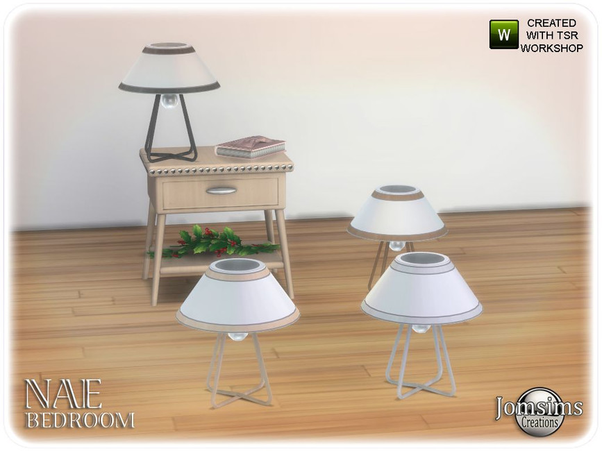 The Sims Resource - Nae bedroom table lamp