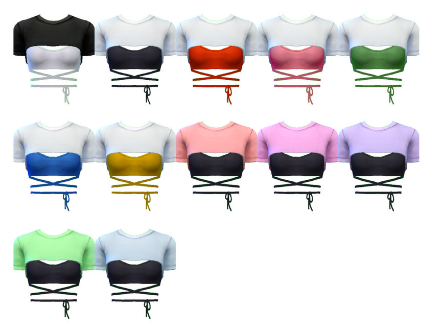 The Sims Resource - Tied Top
