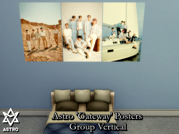 The Sims Resource | Astro 'Gateway' Posters Set 5 (Group Vert ...