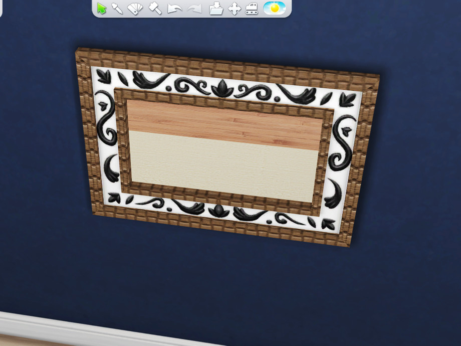 The Sims Resource | Gilded Scrollwork Mirror Recolor - Get Famous Required