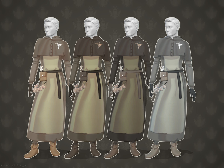 The Sims Resource | Medieval / Plague Doctor Outfit