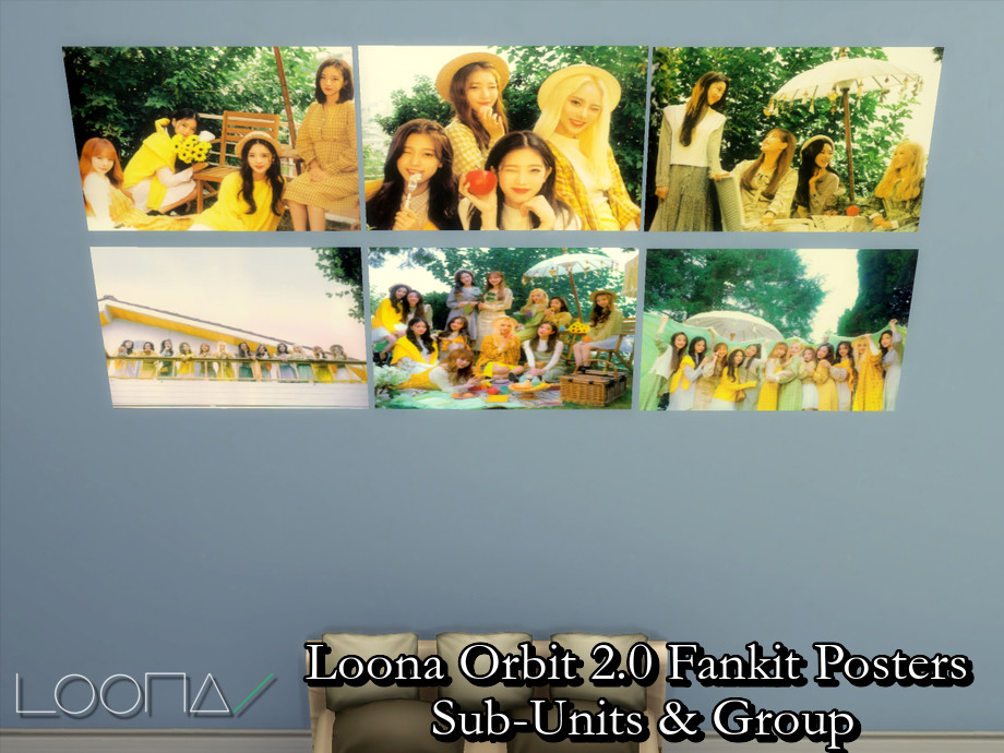 The Sims Resource | Loona Orbit 2.0 Posters Set 15 - NEEDS MESH, GET TO ...