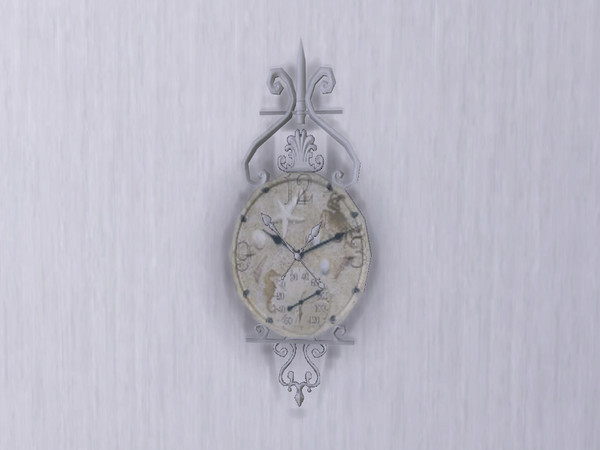 The Sims Resource | Beachy Vibes Wall Clock