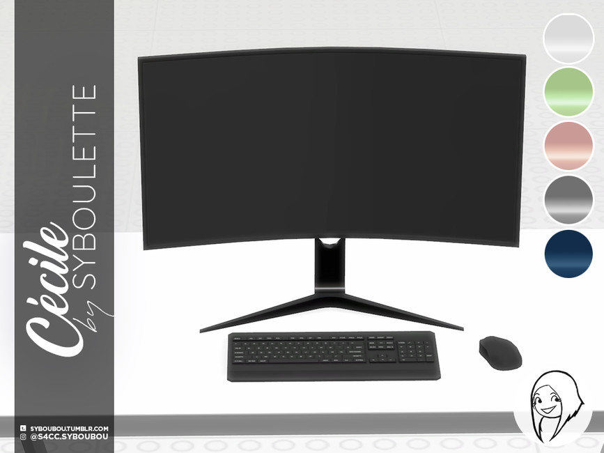 The Sims Resource - Cecile - Computer
