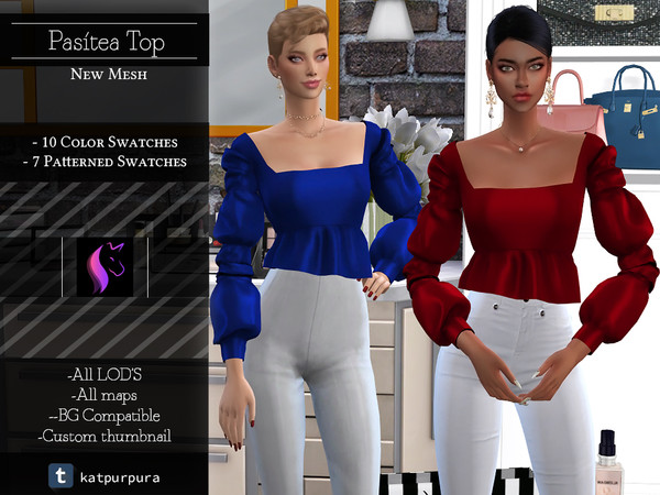 The Sims Resource - Daven Top