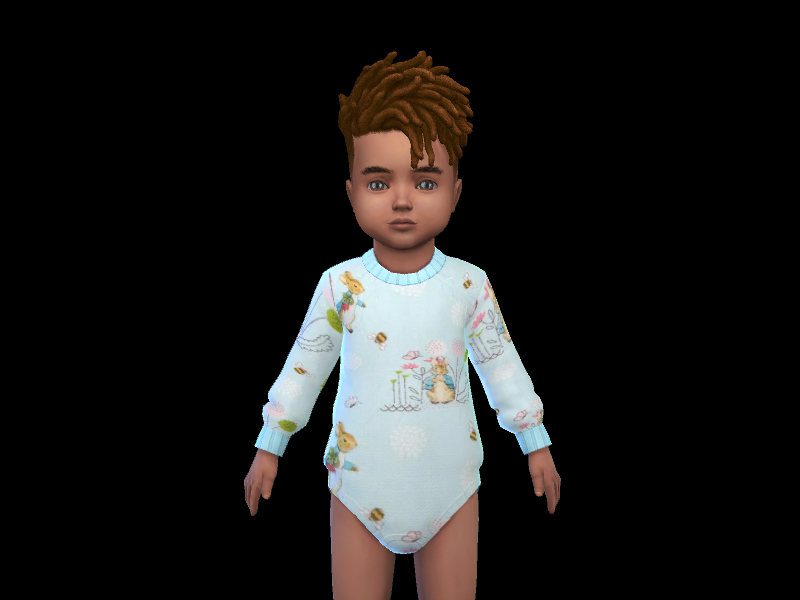 The Sims Resource | Peter Rabbit Onesie- Nifty Knitting