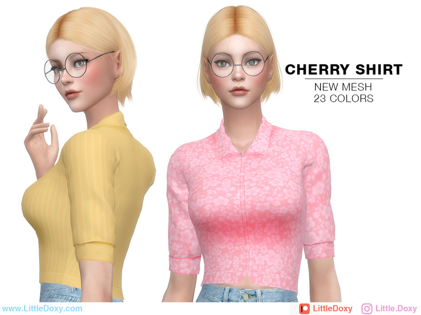 The Sims Resource - Cherry Shirt