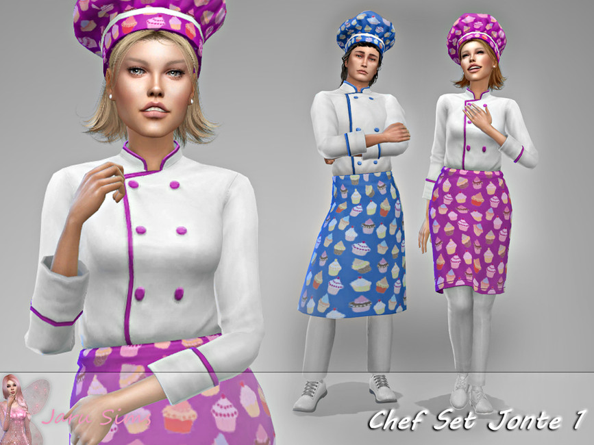 The Sims Resource - Chef Set Jonte 1 - Dine Out needed!