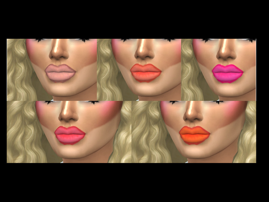 The Sims Resource | Trixie Mattel Lipstick