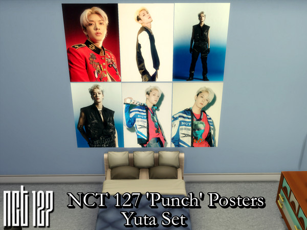 The Sims Resource | NCT 127 Punch Posters Set 4 (Yuta) - REQUIRES MESH