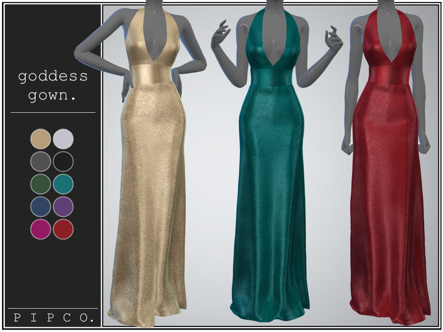 The Sims Resource - Goddess Gown II