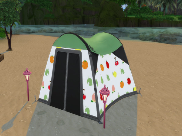 The Sims Resource | Animal Crossing tent-REQUIRS OUTDOOR RETREAT