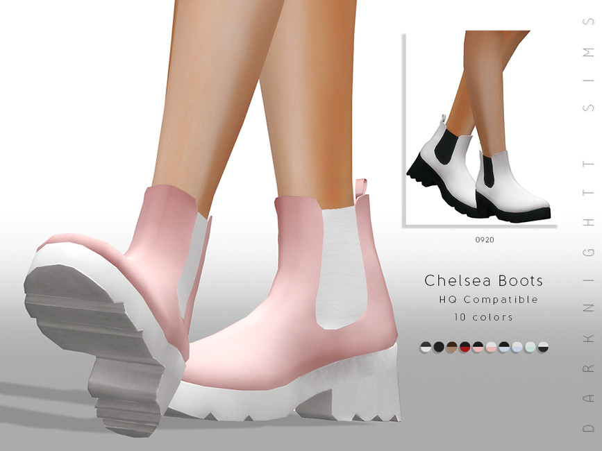 The Sims Resource - Chelsea Boots