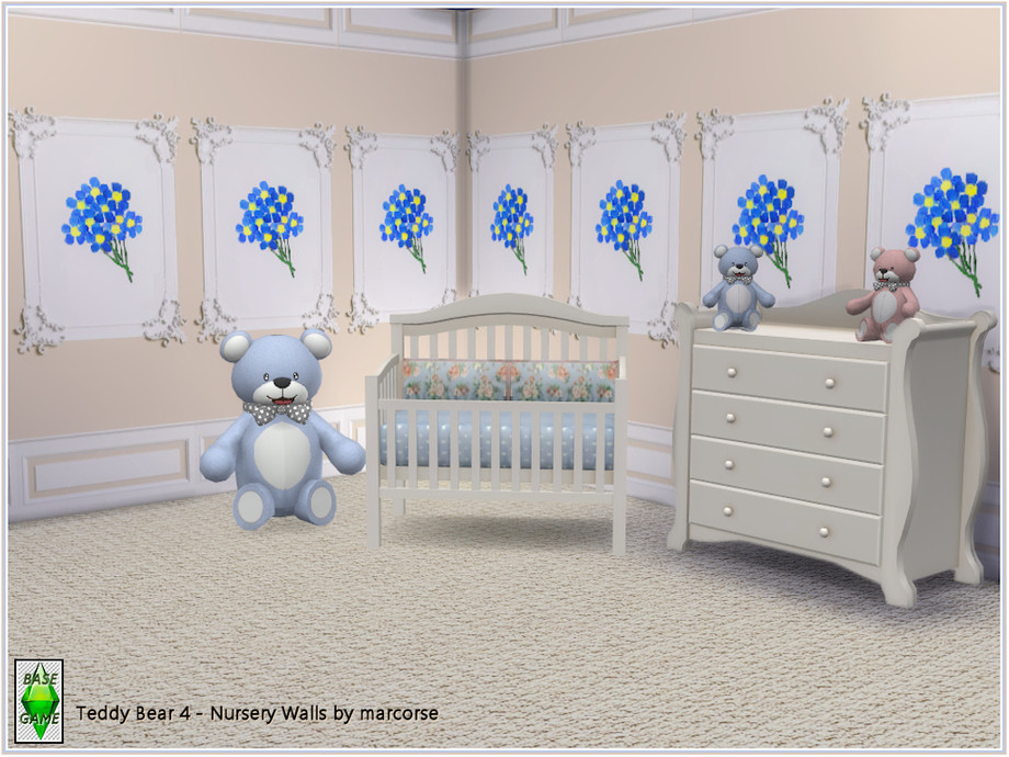 The Sims Resource | Teddy Bear - Nursery Walls by marcorse..