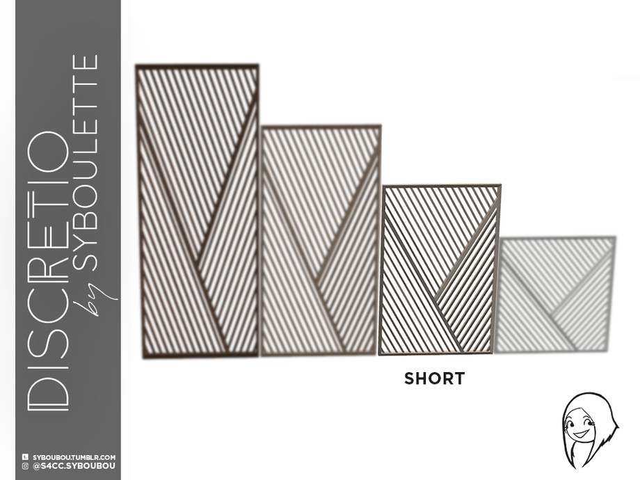 The Sims Resource | Discretio Diagonal Divider Room (short)