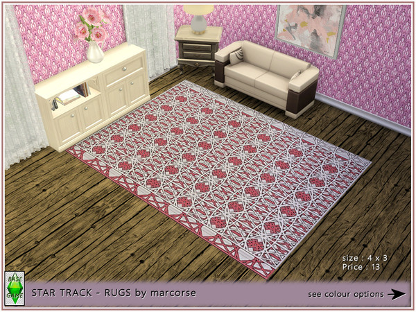 The Sims Resource | Star Tracks - Rugs by marcorse