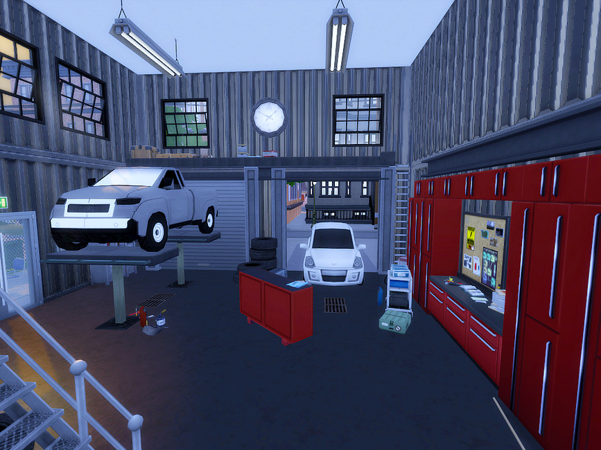 The Sims Resource - Mechanic Shop/Retail