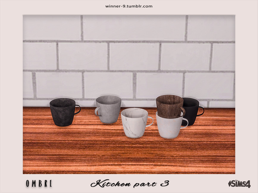 The Sims Resource - Ombre Coffee cup