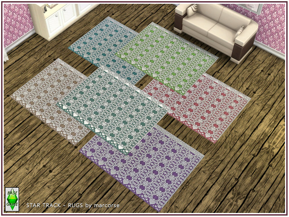 The Sims Resource | Star Tracks - Rugs by marcorse