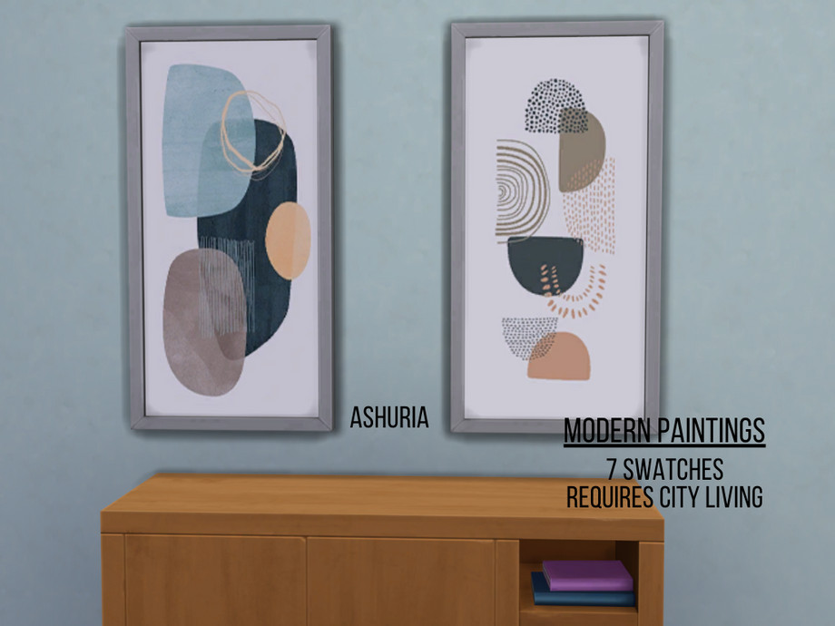 The Sims Resource | Modern Paintings