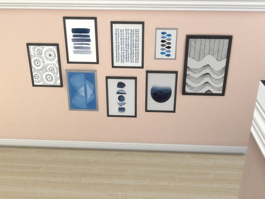 The Sims Resource | Mid Century Modern Abstracts Pt 1