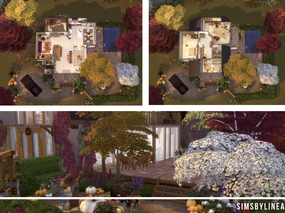The Sims Resource | Cozy Autumn House