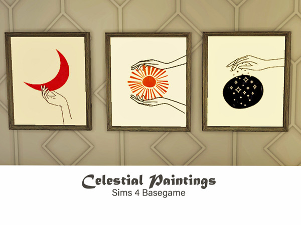 The Sims Resource | Celestial Paintings