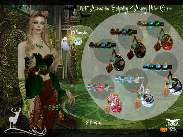 The Sims Resource | DSF Accessories Enchanting Alchemy Potion Carrier