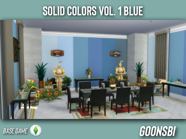 The Sims Resource | Solid Colors Vol. 1: Blue