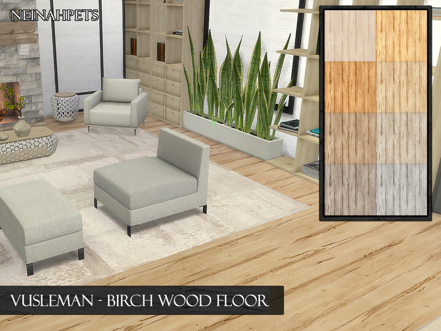 The Sims Resource - Vusleman - Birch Wood Flooring