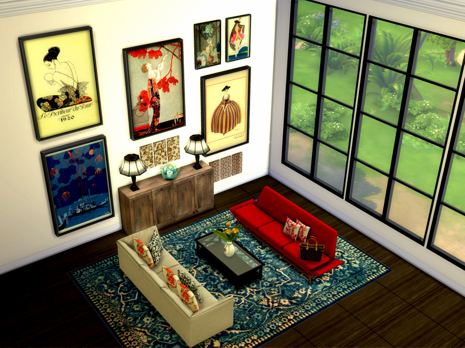 The Sims Resource | Art Deco Paintings (Mesh needed)