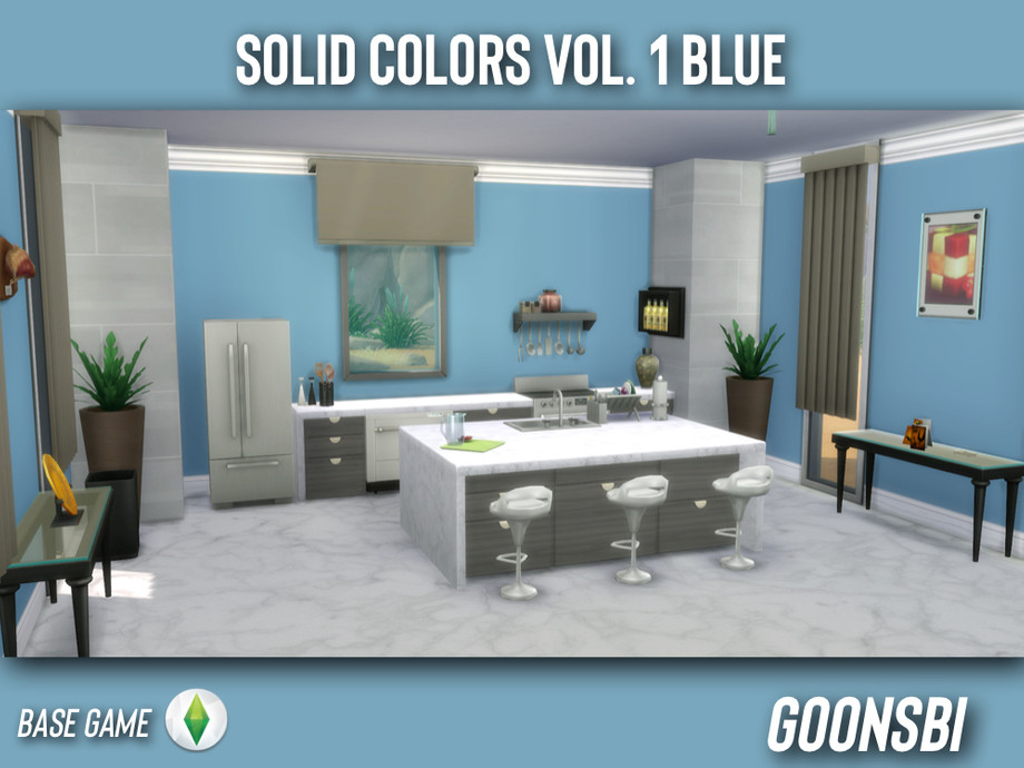 The Sims Resource - Solid Colors Vol. 1: Blue