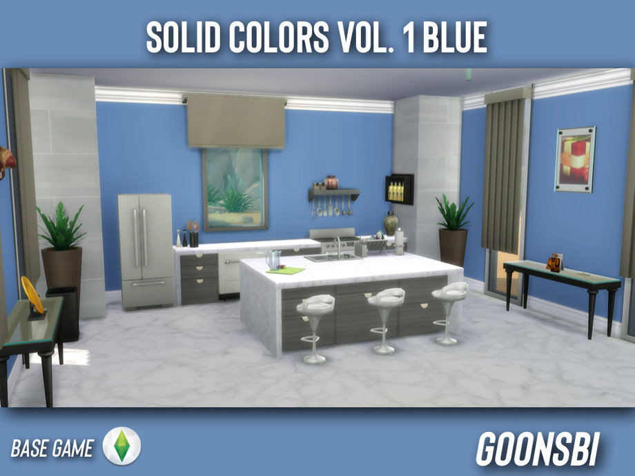 The Sims Resource | Solid Colors Vol. 1: Blue