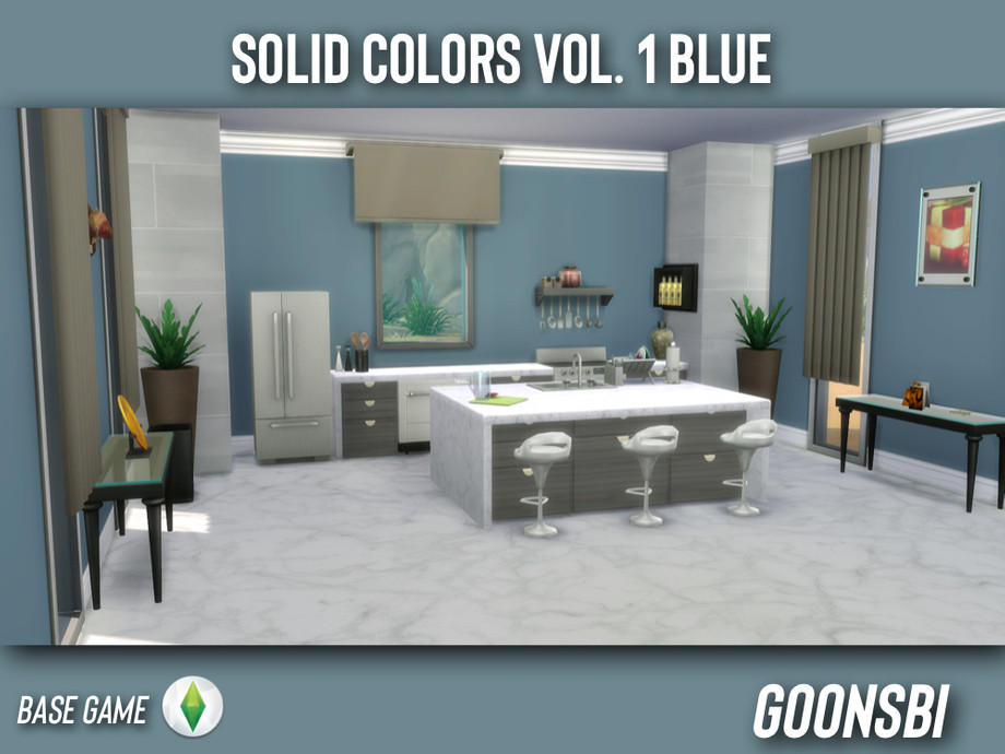 The Sims Resource | Solid Colors Vol. 1: Blue