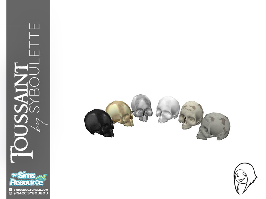 The Sims Resource - Toussaint - Skull