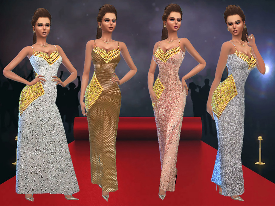 The Sims Resource | The Queen Of Diamonds Dress