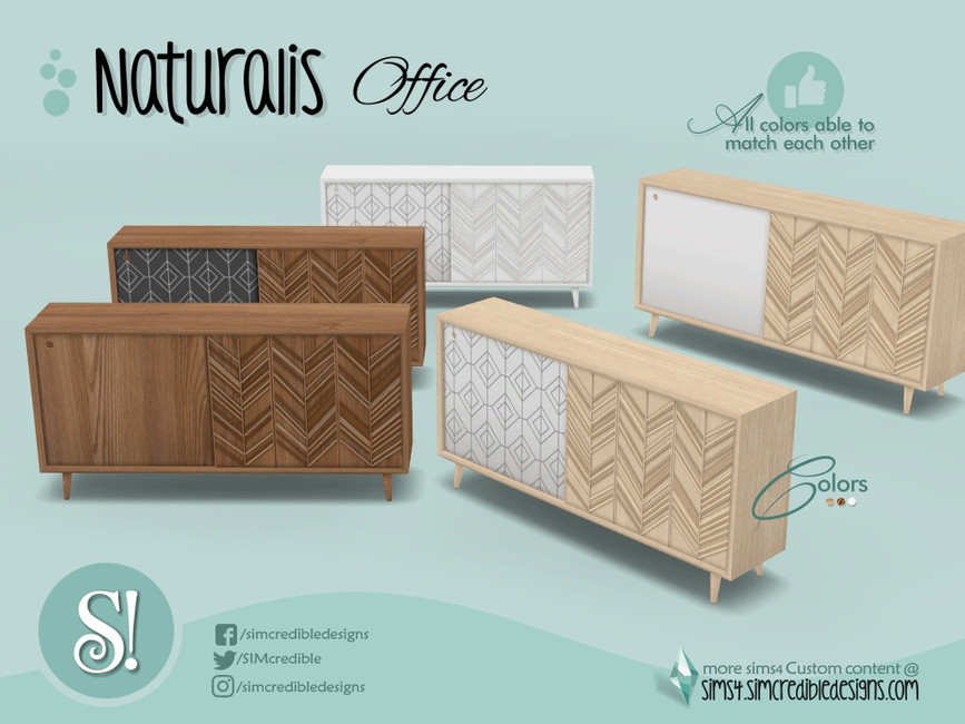 The Sims Resource - Naturalis Office Sideboard