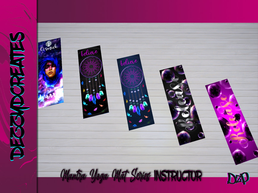 The Sims Resource - Mantra Yoga Mat Series INSTRUCTOR